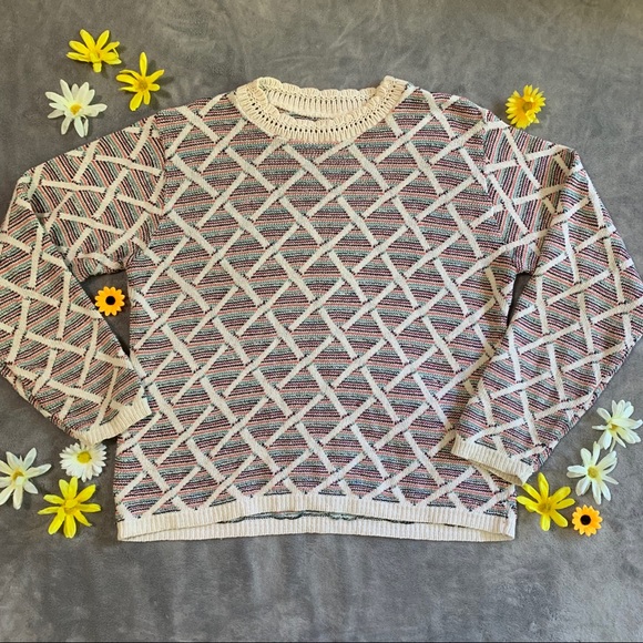 Sweaters | Vintage Colorful Grandma Sweater | Poshmark